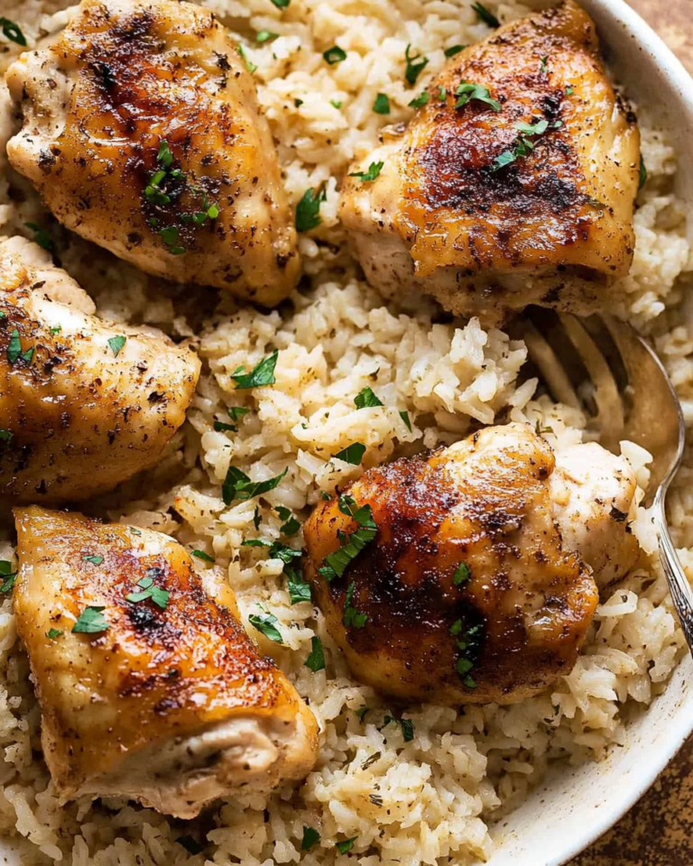 Oven-Baked Chicken and Rice - Simple Whisk