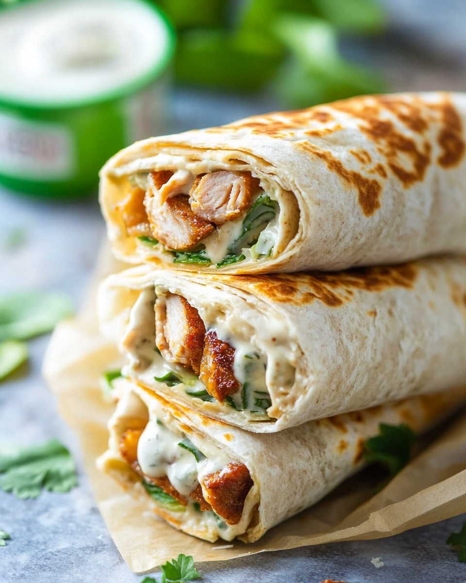 Chicken Ranch Wraps