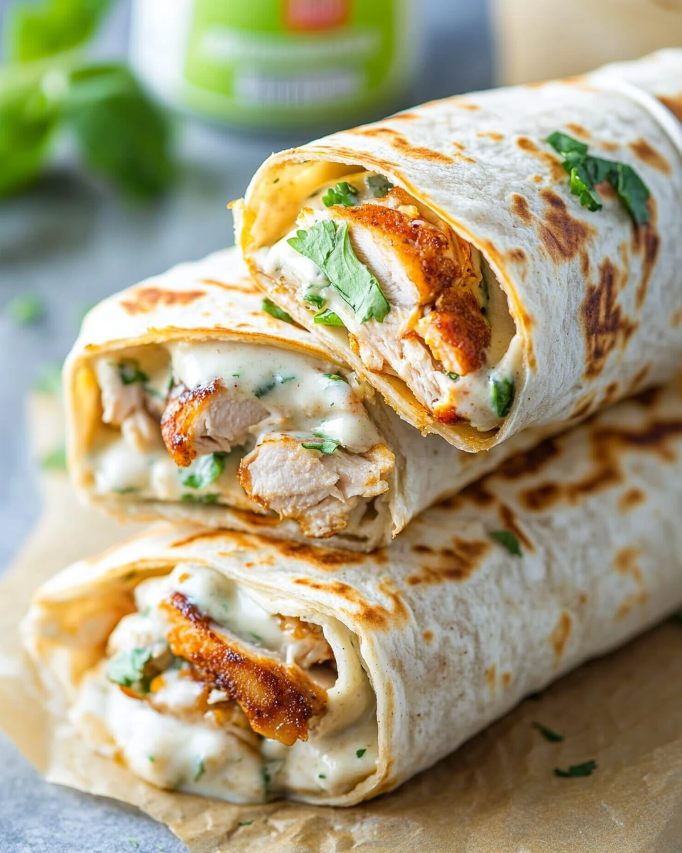 Chicken Ranch Wraps