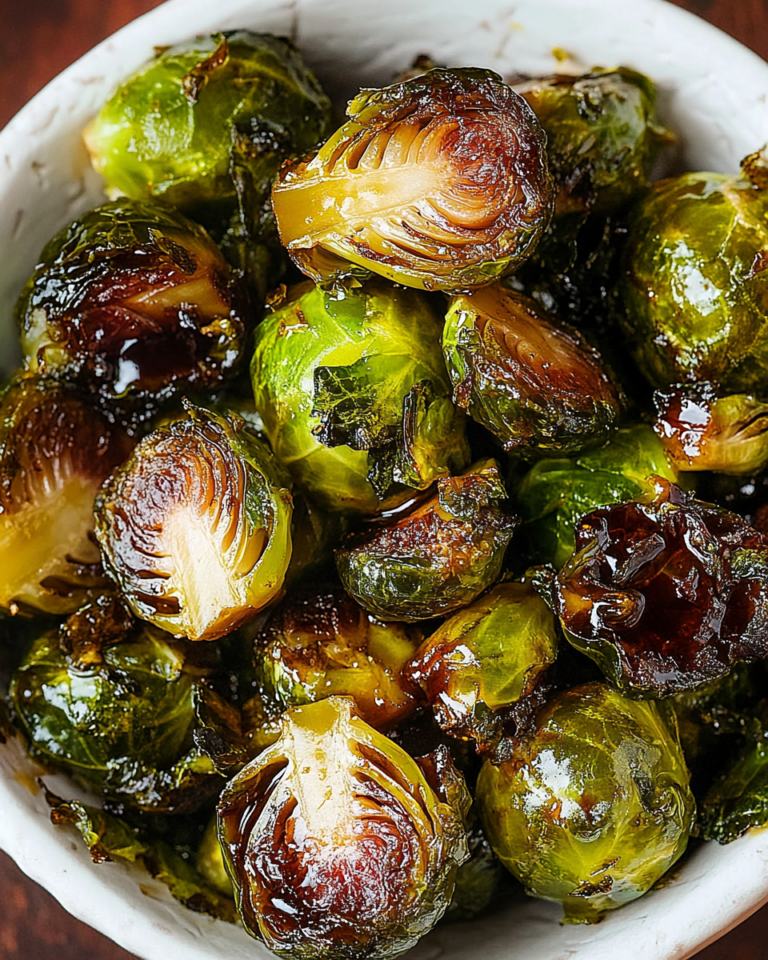 Honey Balsamic Brussels Sprouts