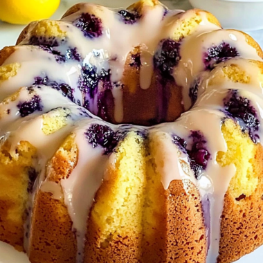 Lemon Blueberry Pound Cake