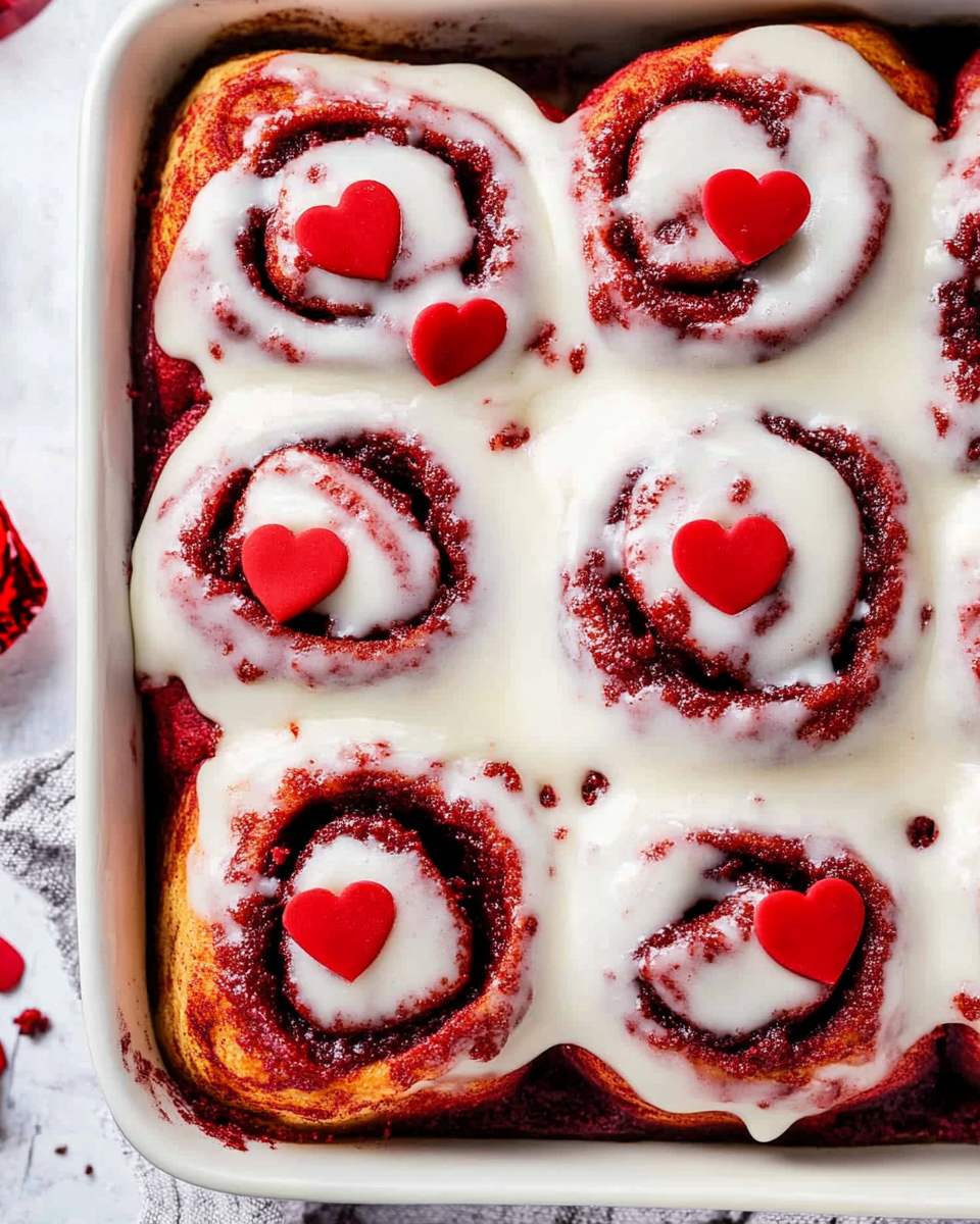 Red Velvet Cinnamon Rolls