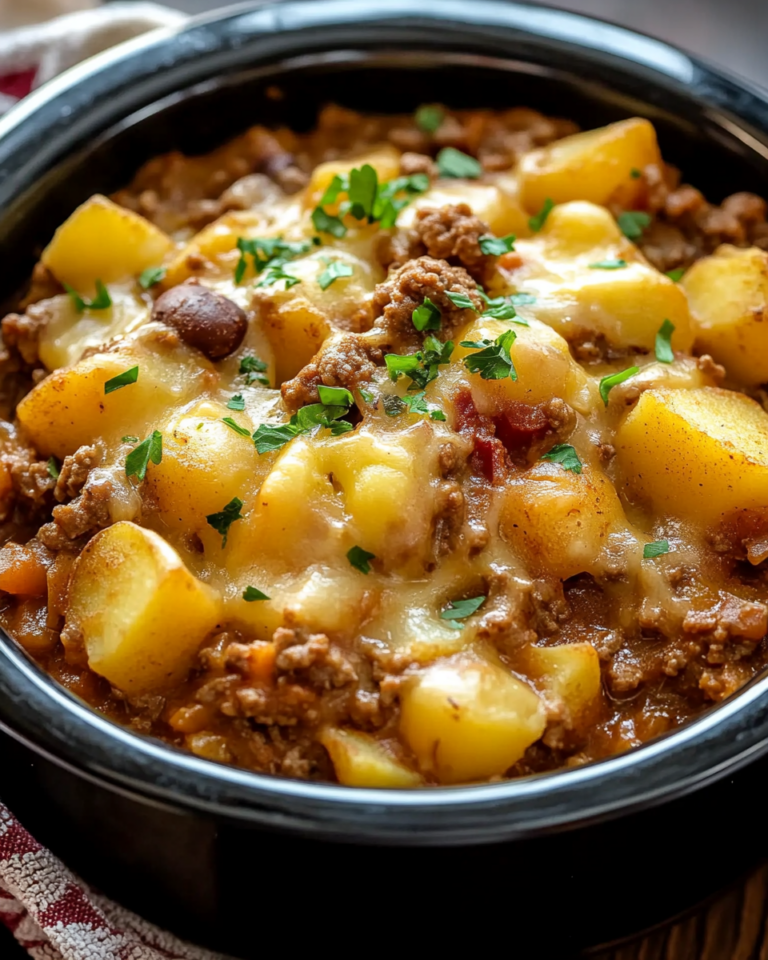 Slow Cooker Cowboy Potato Casserole