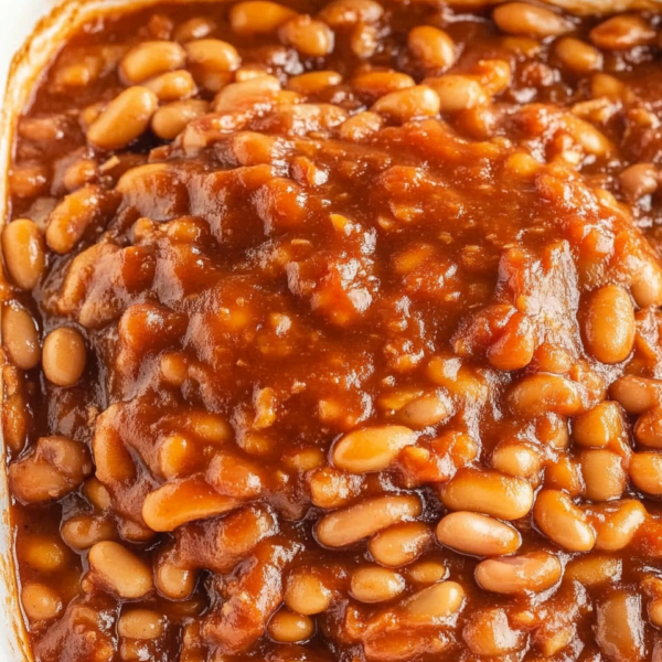 Best BBQ Baked Beans Recipe with Bacon & BBQ Sauce