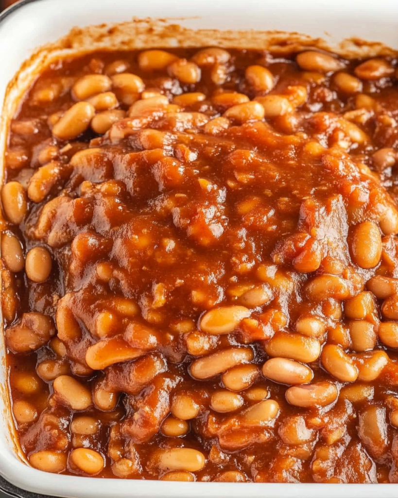 Best BBQ Baked Beans Recipe with Bacon & BBQ Sauce
