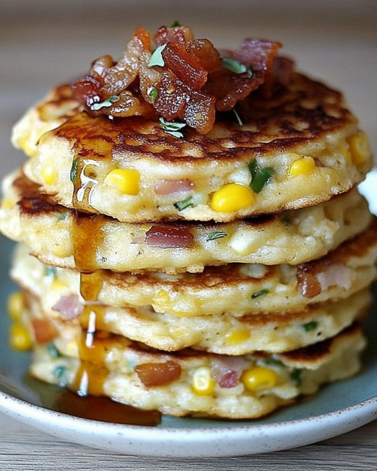 Bacon and Corn Griddle Cakes Recipe for a Savory Brunch