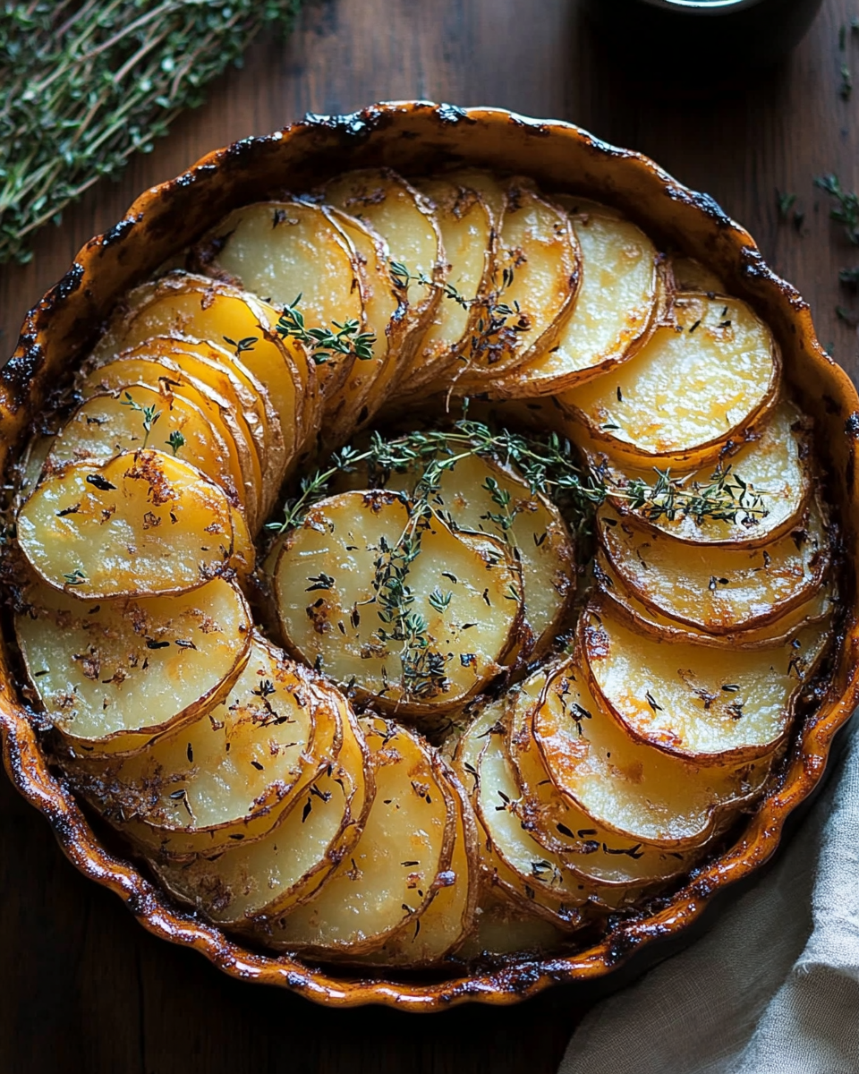 Crispy Balsamic-Thyme Potato Torte - Simple Whisk Crispy Balsamic-Thyme ...