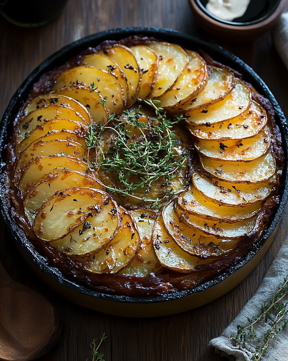 Crispy Balsamic-Thyme Potato Torte - Simple Whisk Crispy Balsamic-Thyme ...